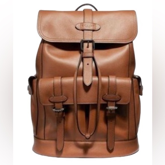 Coach | Bags | Nwt Coach Hudson Leather Backpack | Poshmark